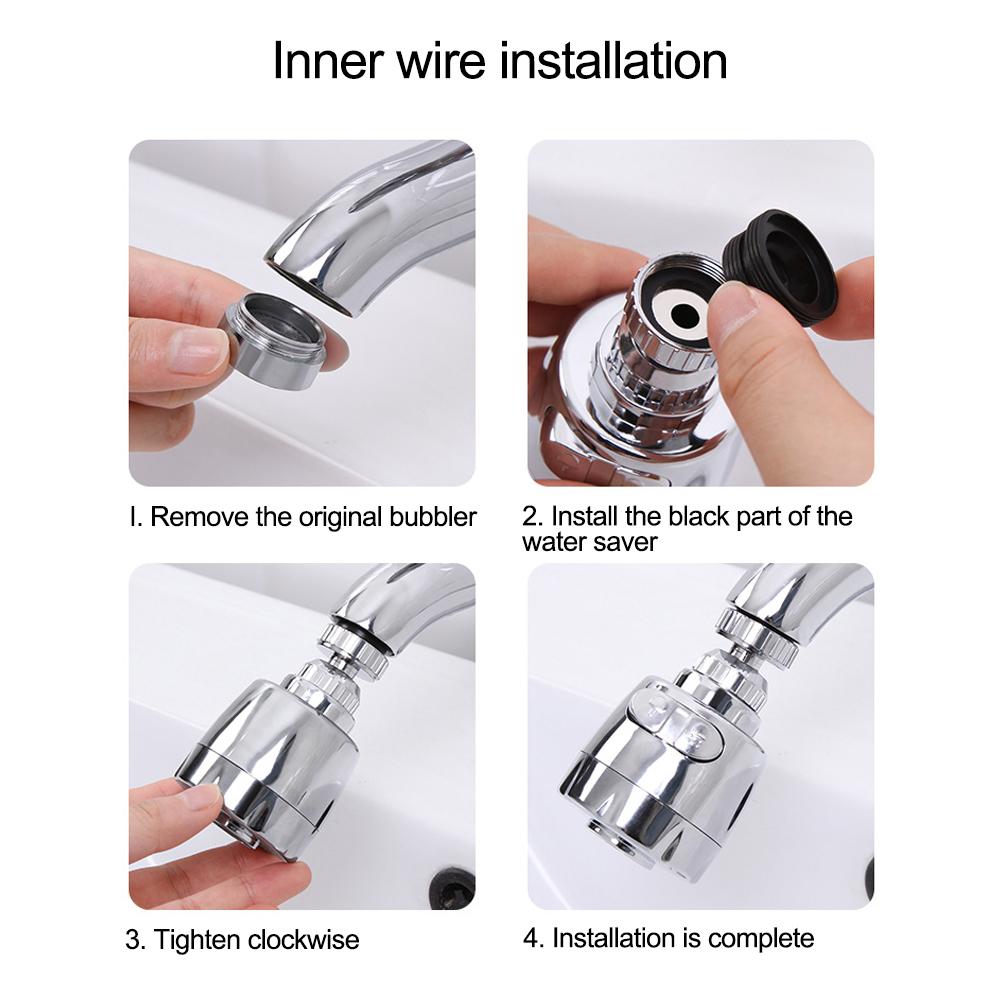 Innovative Faucet Stainless Steel Splash-Proof Uni... – Grandado