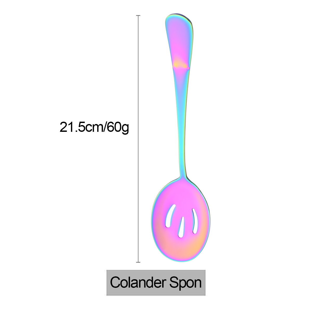 Colorful Serving Spoon Set Stainless Steel Soup Sp... – Vicedeal