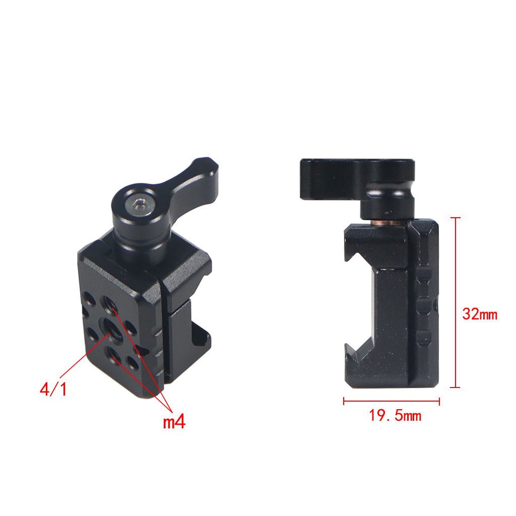 Quick Release Camera Mount Nato Rail Klem Met 1/4 ... – Vicedeal