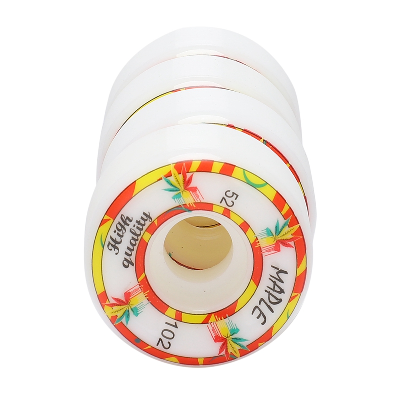 MAPLE 4Pcs/Set Skateboard Wheels 52X32mm PU Skateb... – Vicedeal