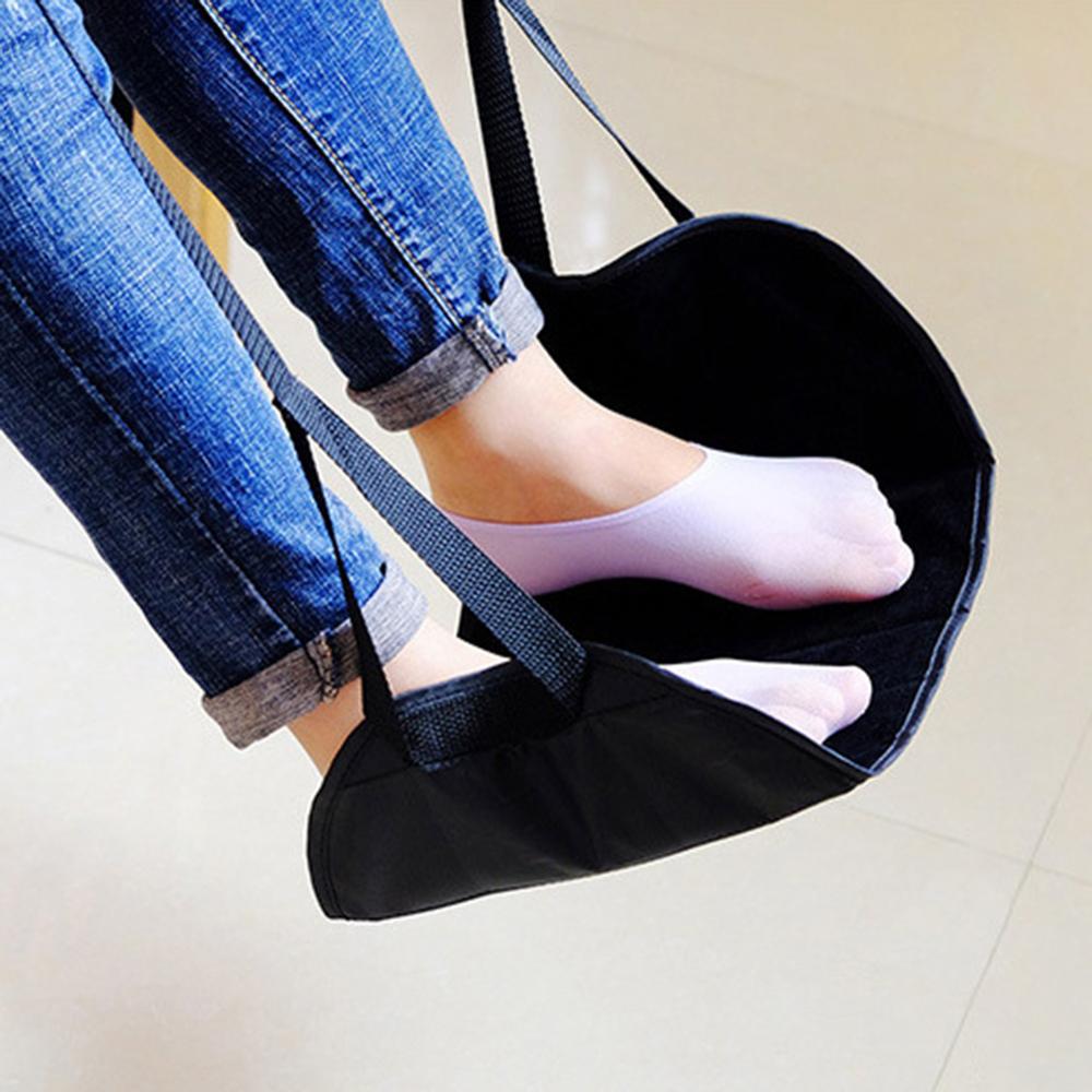Adjustable Foot Rest Portable Travel Footrest Hammock Carry Flight Leg ...