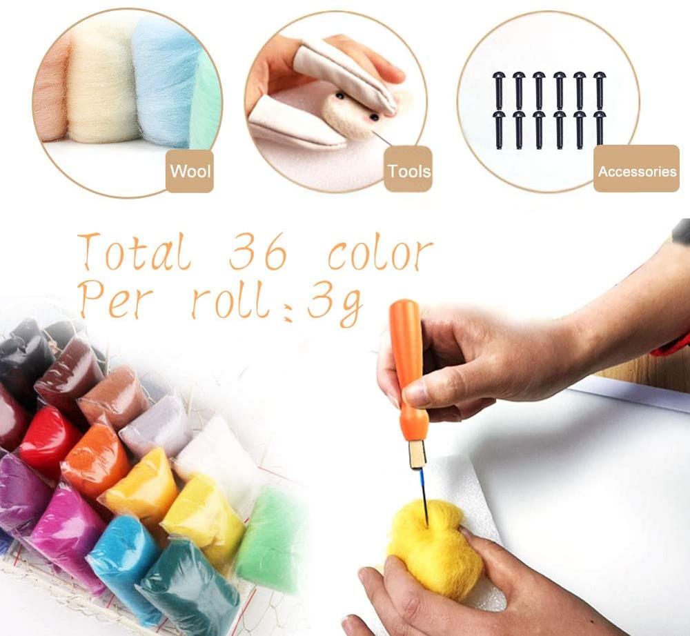 LMDZ Needle Felting Kit, Starter Felting Tool Kit ... – Vicedeal
