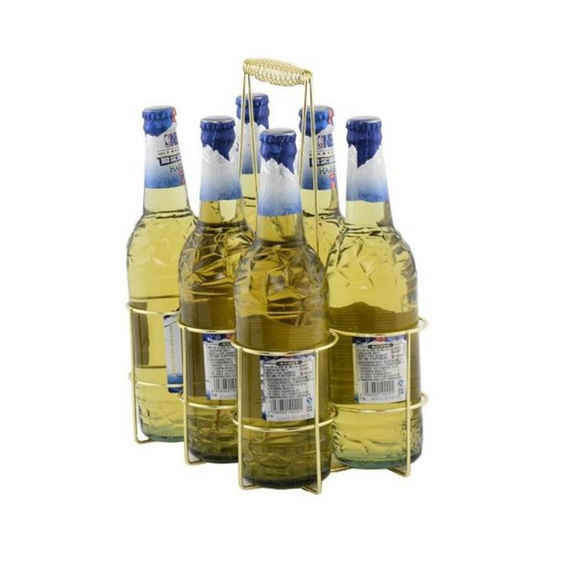 Beer Crate Bottle Carrier Also For Cans Beer Metal... – Grandado