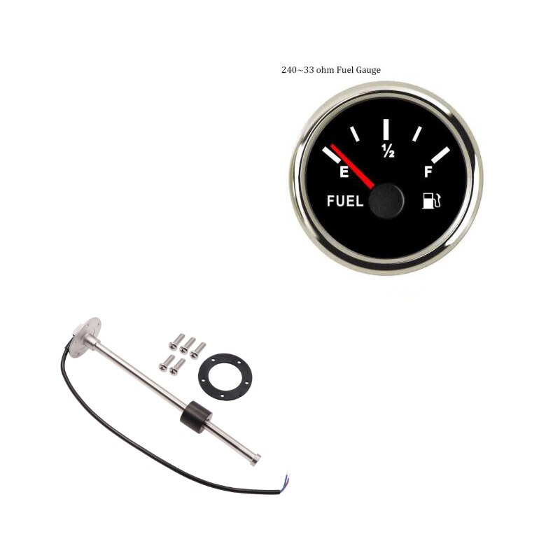 250mm Fuel Level Sensor +gauge 240~33 ohm – Grandado