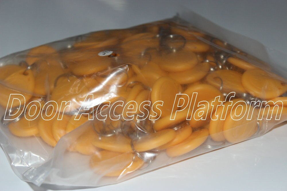 200 pcs per order Yellow color keyfobs, keytag, TK... – Vicedeal
