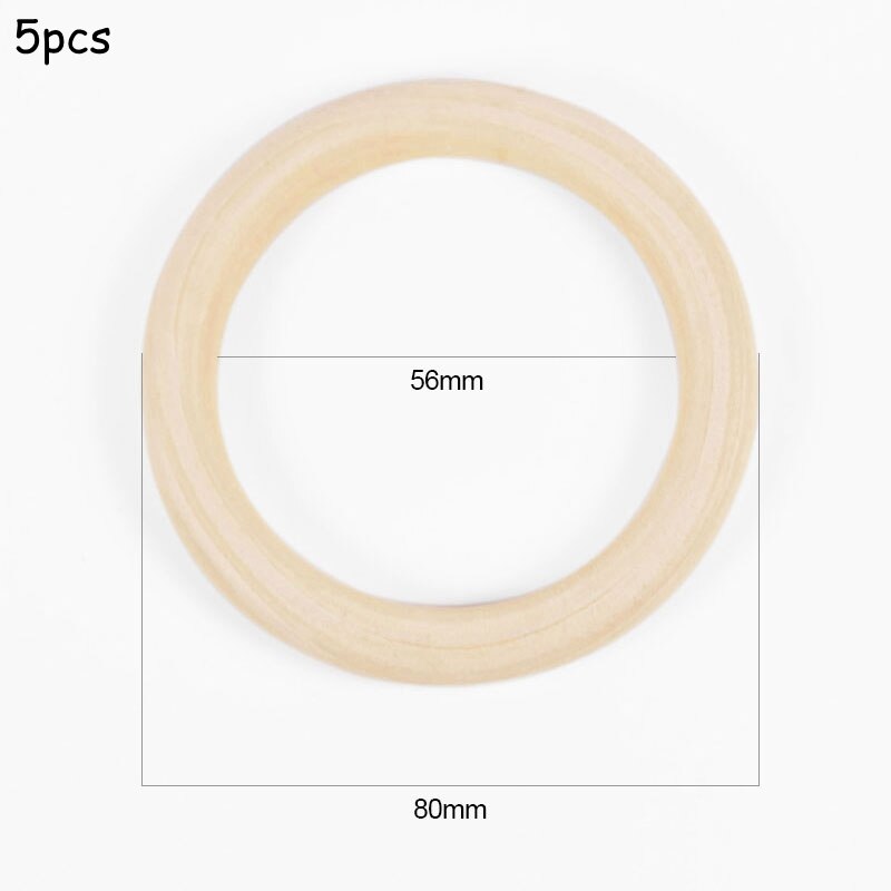 Unfinished Wooden Rings 20-80mm Natural Wood Ring ... – Vicedeal
