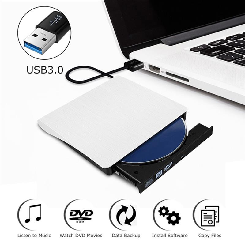 Portable USB 3.0 DVD-ROM Computer Optical Drive PC... – Grandado