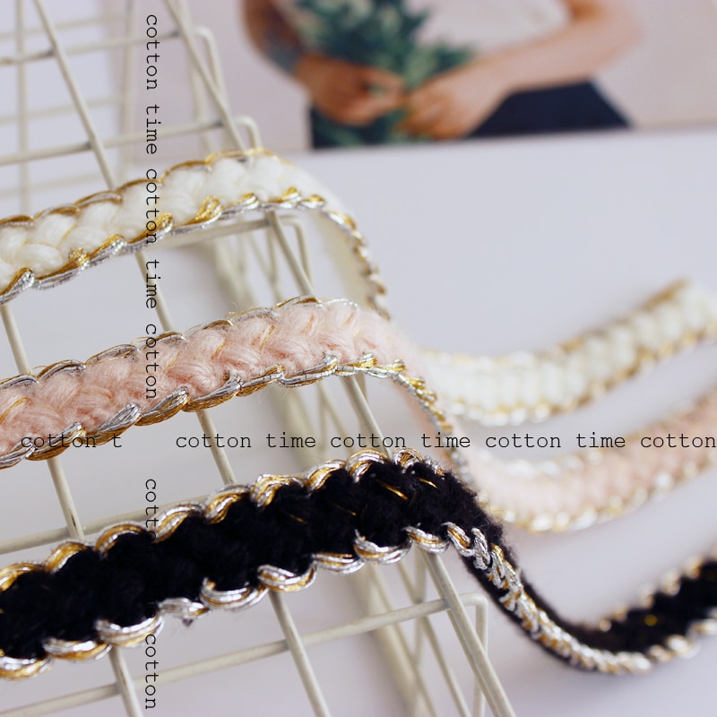 5 yards/lot Golden Braid Rope 2cm breed Naaien Acc... – Grandado