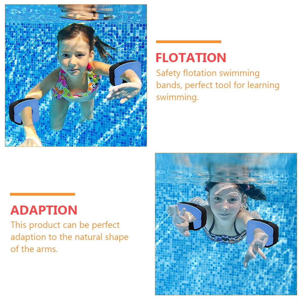 1 Pair Swimming Arm Bands Kids Swimming Rings Dura... – Grandado