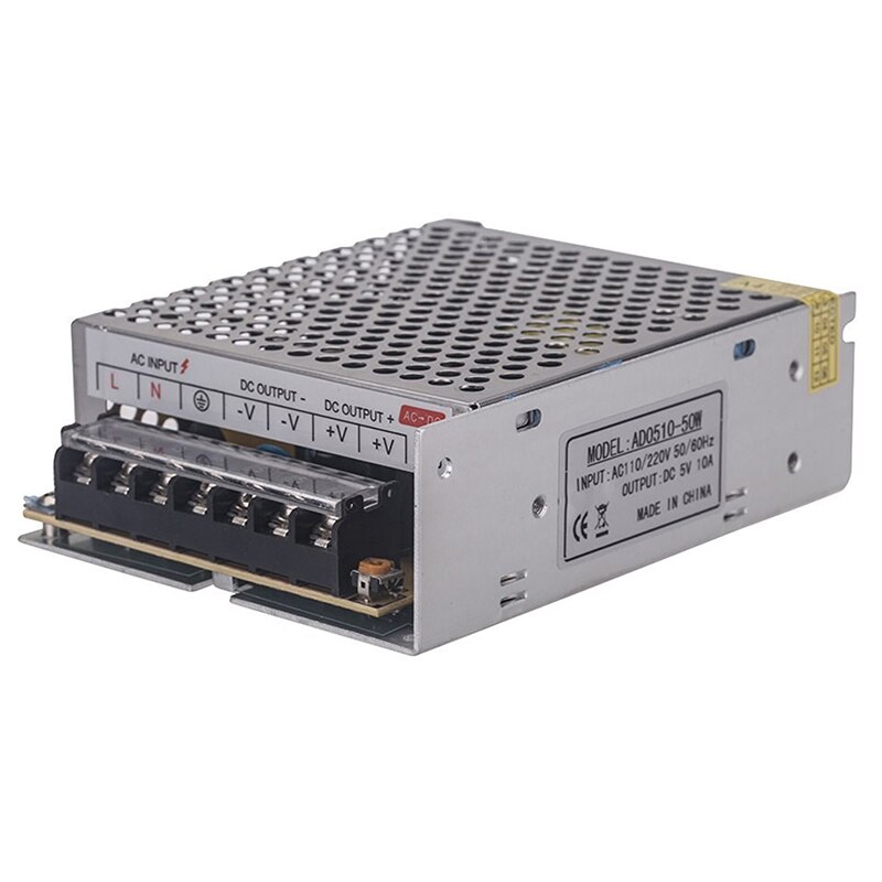 AC 100V ~ 240V to DC 5V 10A 50W Voltage Transforme... – Grandado
