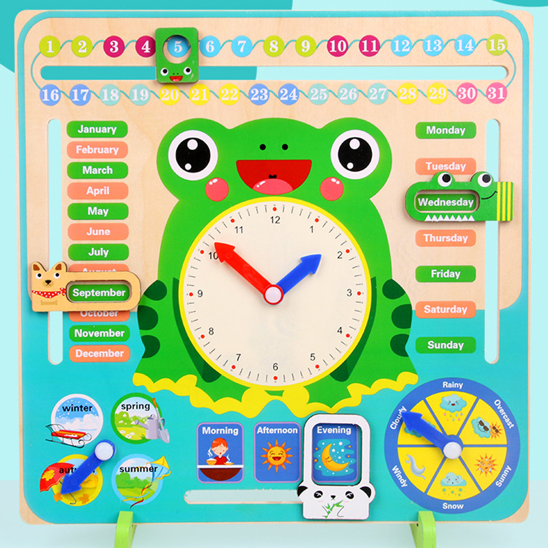 Children Time Cognitive Toy Learning Calendar Mult... – Grandado