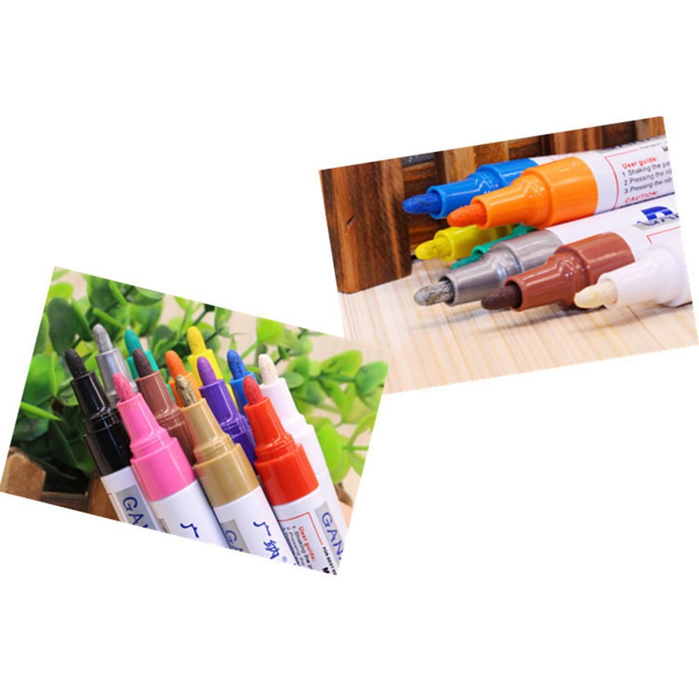 12 colors/set Paint Marker Pen Waterproof Permanen... – Vicedeal