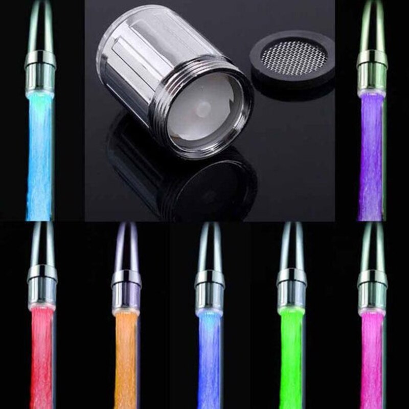LED Light up Water Kitchen Faucet Color Changing F... – Grandado