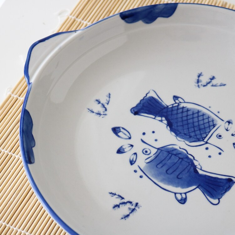 Ceramic Blue-and-white Underglaze Color Antique Ta... – Vicedeal