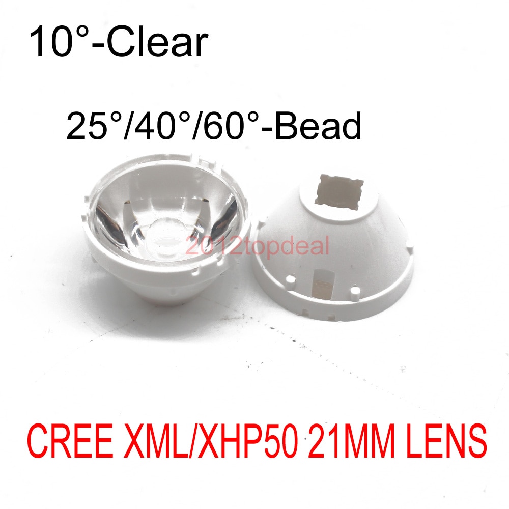 1pcs CREE XML LED XML2 LED XHP50 LED Lens 21mm whi... – Grandado