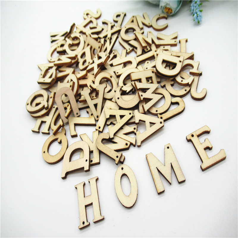 50/100pcs 26 letters 15mm Natuurlijke letters patr... – Grandado