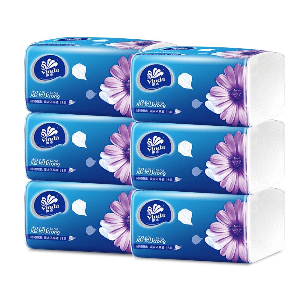 6 Packs Toilet Paper Pumping Thick Pumping Paper T... – Grandado