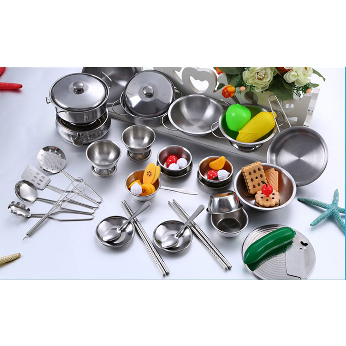16/25/32Pcs Stainless Steel Miniature Cooking Set ... – Grandado
