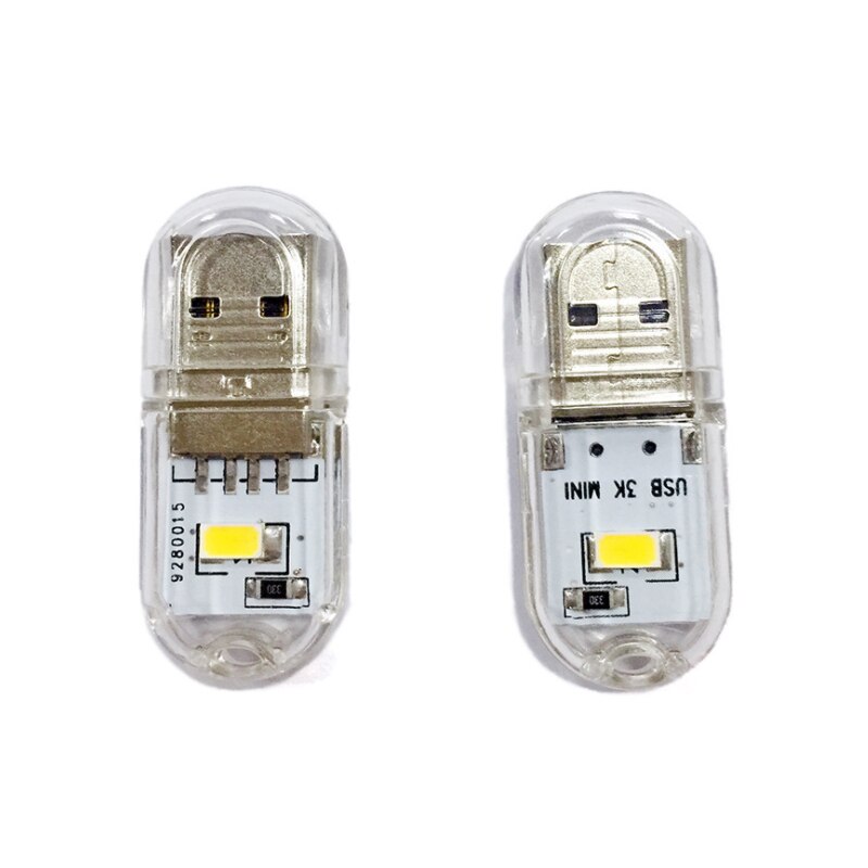 USB Powered 2xLED USB LED Light - Transparent (5 p... – Grandado