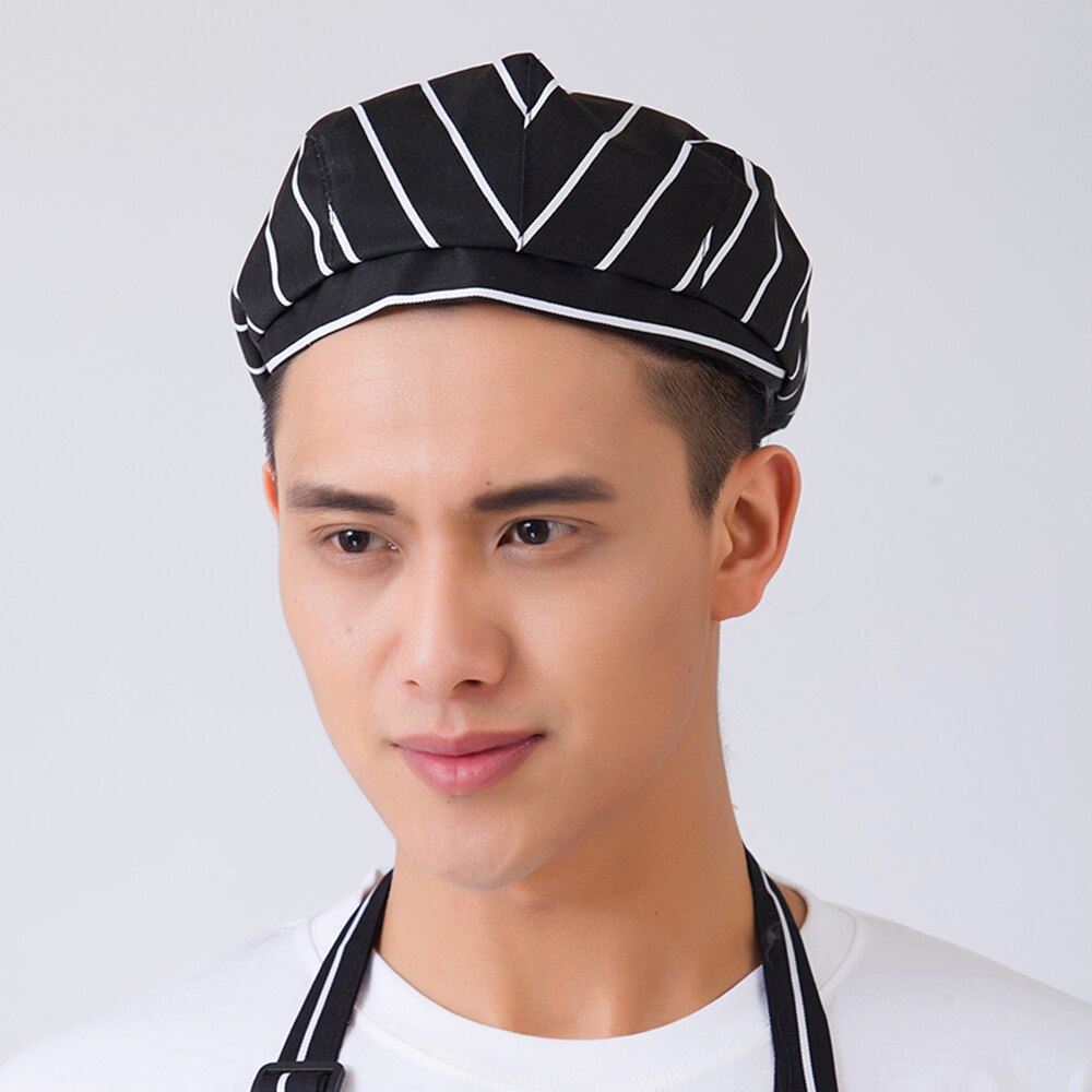 Multicolor Food Service Chef Waiter Work Hats Stri... – Grandado