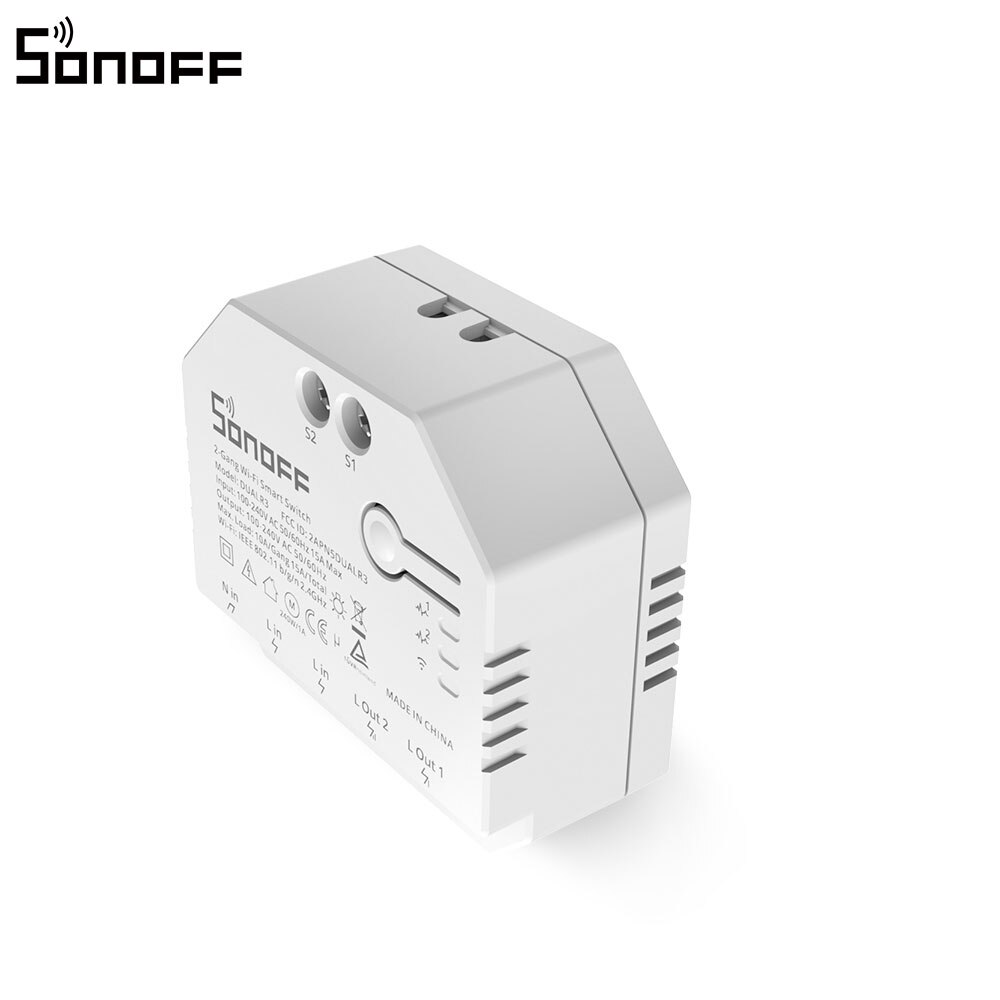 SONOFF-interruptor inteligente DualR3 Itead, dispo... – Grandado