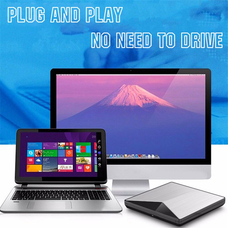 USB3.0 External DVD Burner CD DVD VCD Reader Playe... – Vicedeal