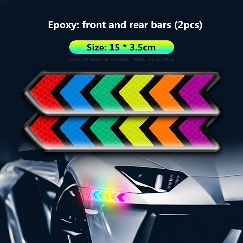 Car Reflective Stickers Car Door Anti-Collision An... – Grandado