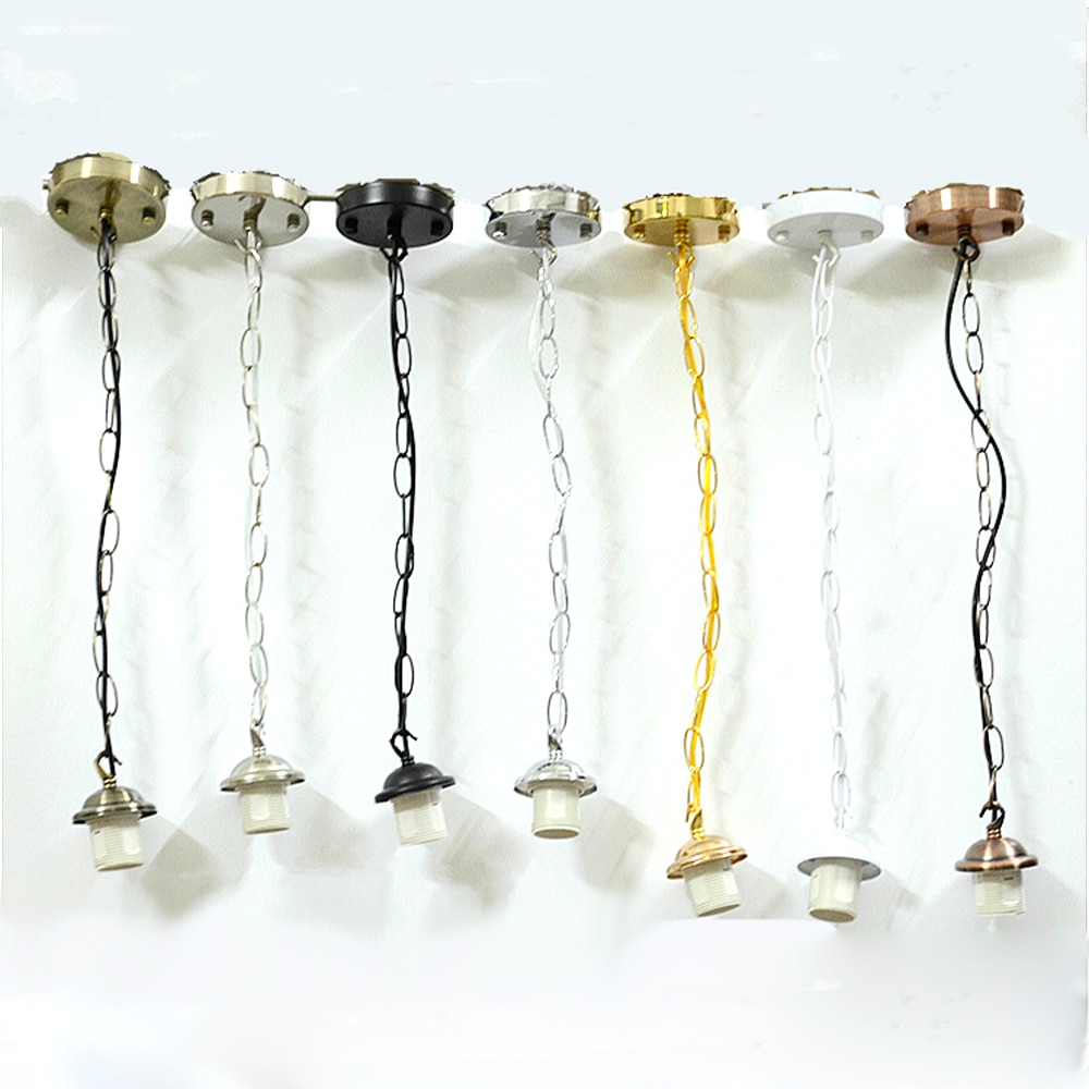 Vintage Pendant Light 220V E27 E26 Lamp Holder Soc... – Grandado