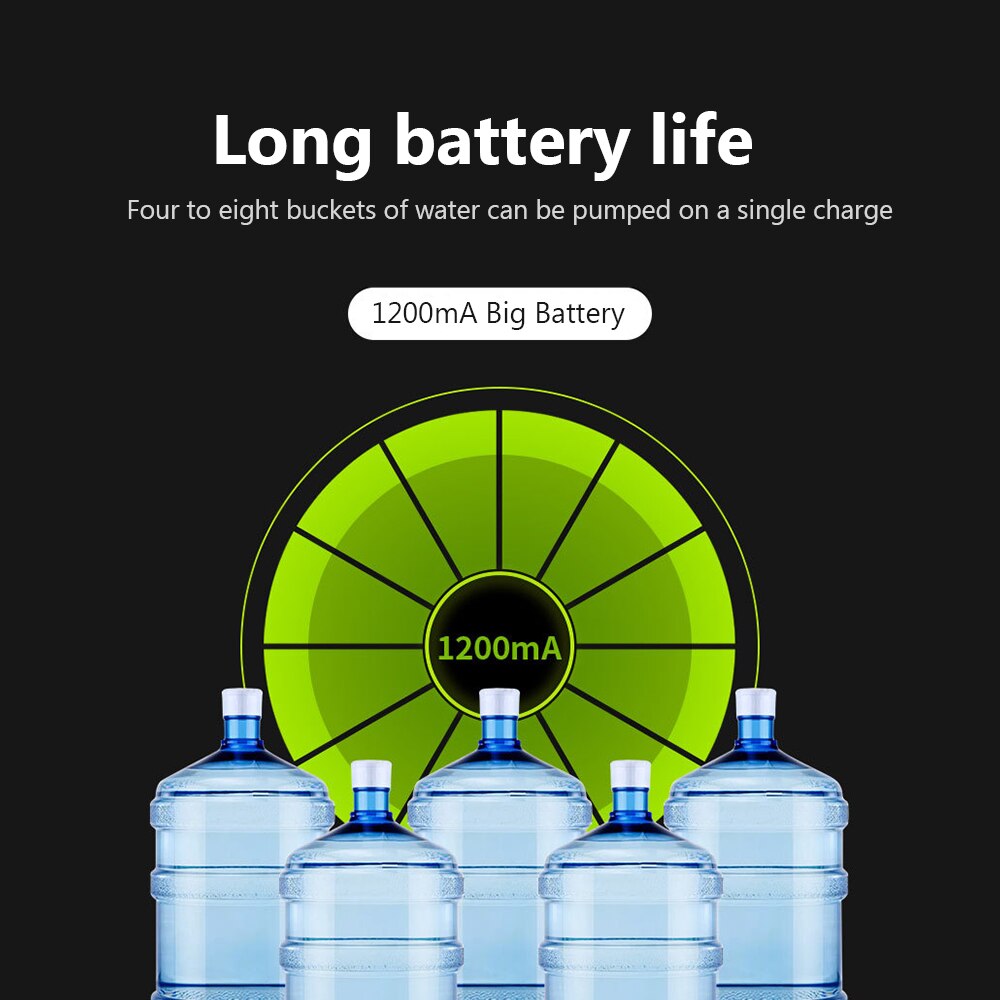 Draagbare Electirc Water Fles Pomp Water Dispenser... – Grandado