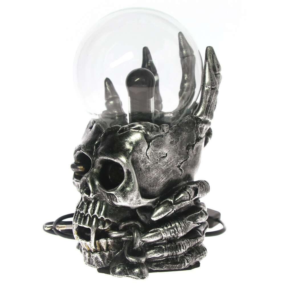 10cm Skull Form Plasma Sphere Nebula Ball Globe No... – Grandado