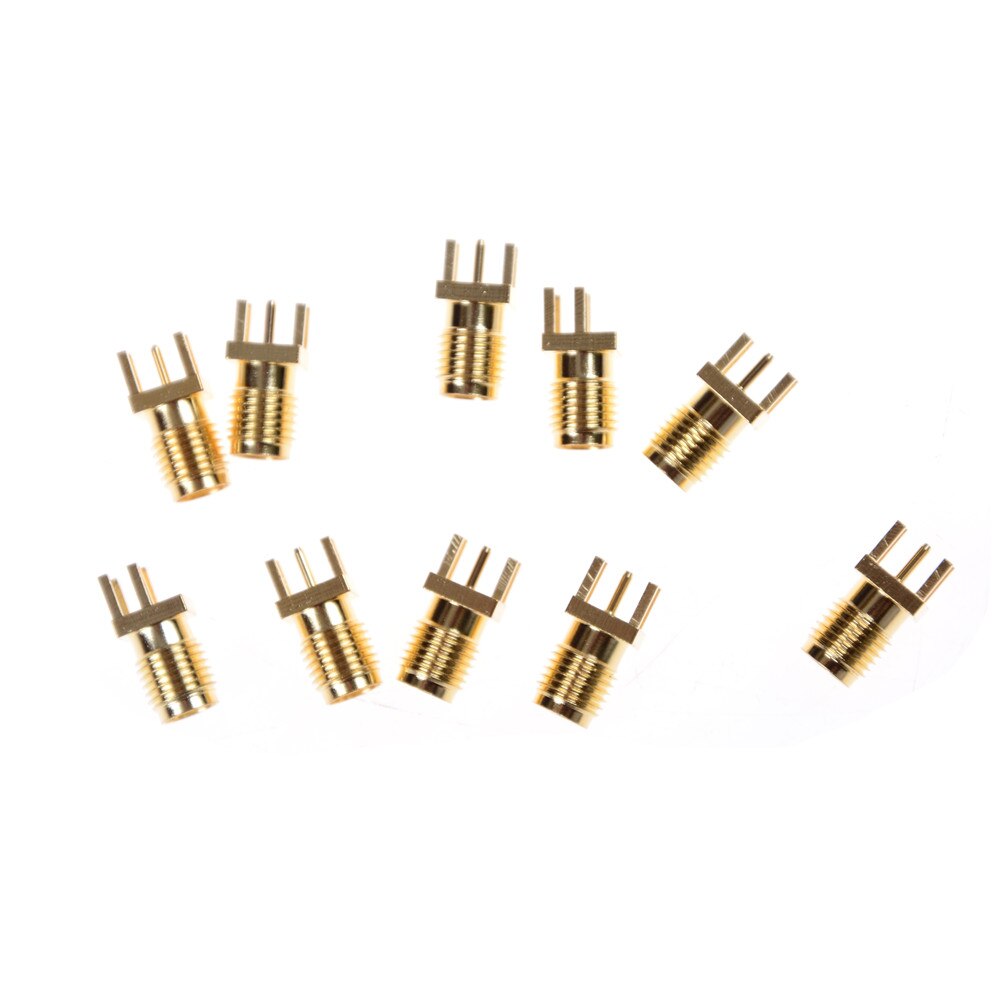 10PCS SMA Female PCB Edge Mount RF Solder Adapters... – Grandado
