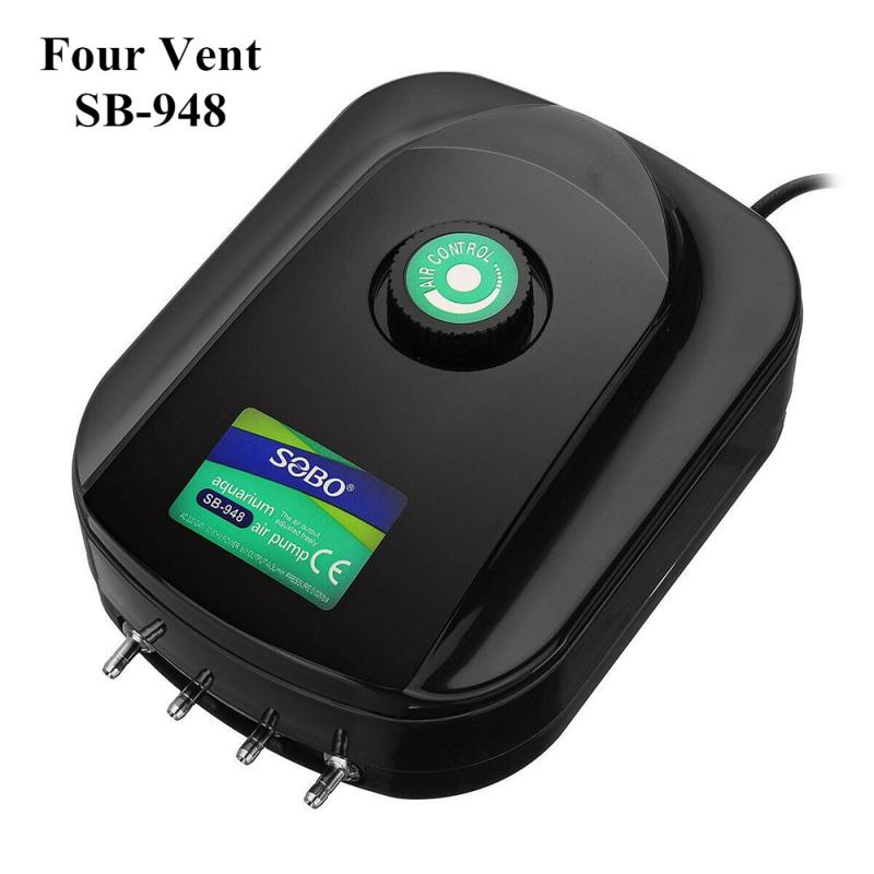 8W Ultra-stille Zuurstof Pomp Aquarium Aquarium Vo... – Vicedeal