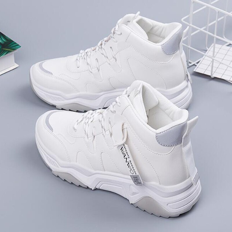 THEAGRANT Lace Up Sneakers Women Platform Shoes Wo... – Vicedeal