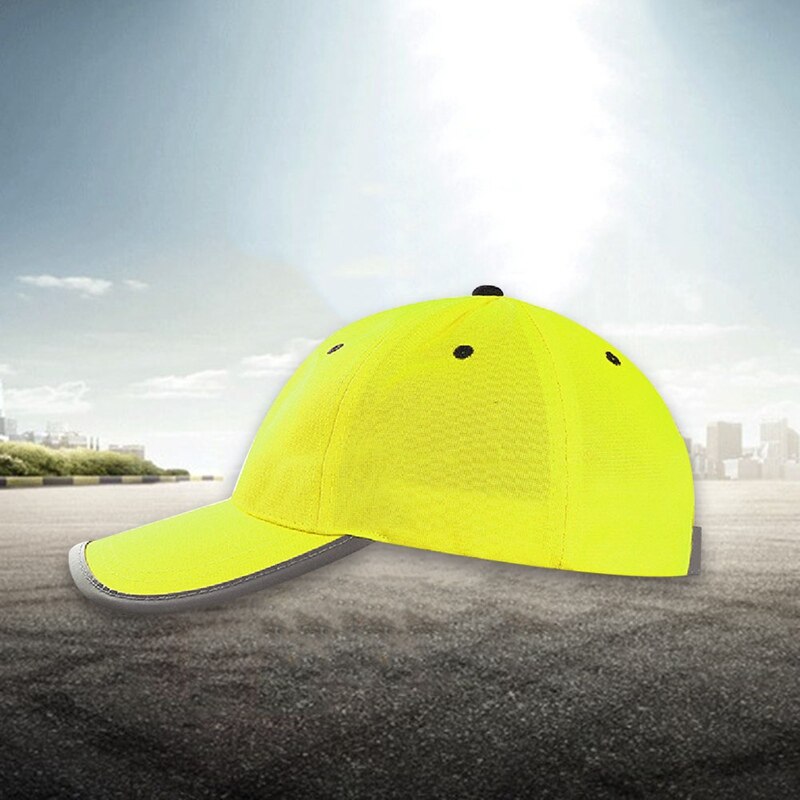 High Visibility Reflective Baseball Cap Yellow Saf... – Grandado