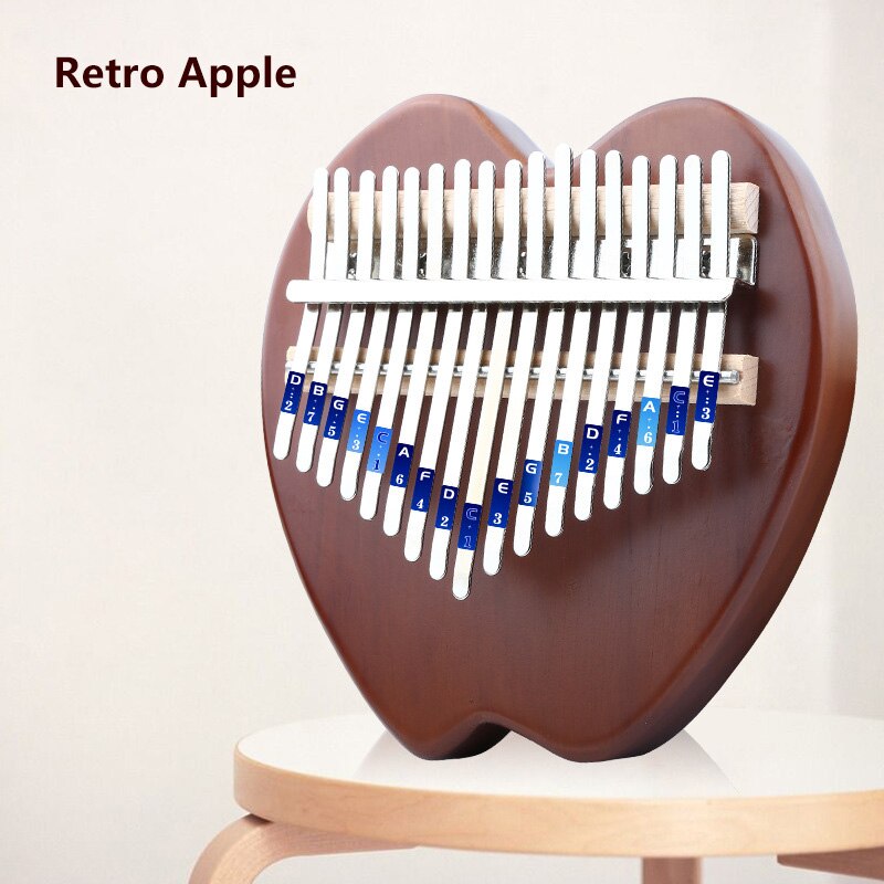 8 Styles 17 Keys Kalimba Thumb Piano Pine Wood Afr... – Grandado