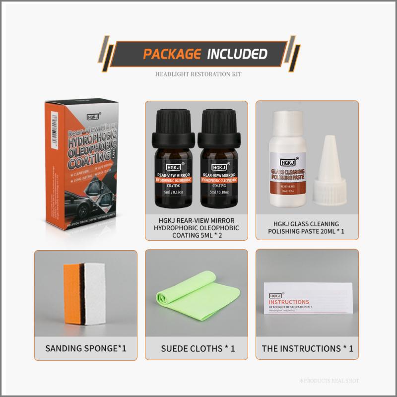 HGKJ Rearview Mirror Hydrophobic Oleophobic Coatin... – Grandado