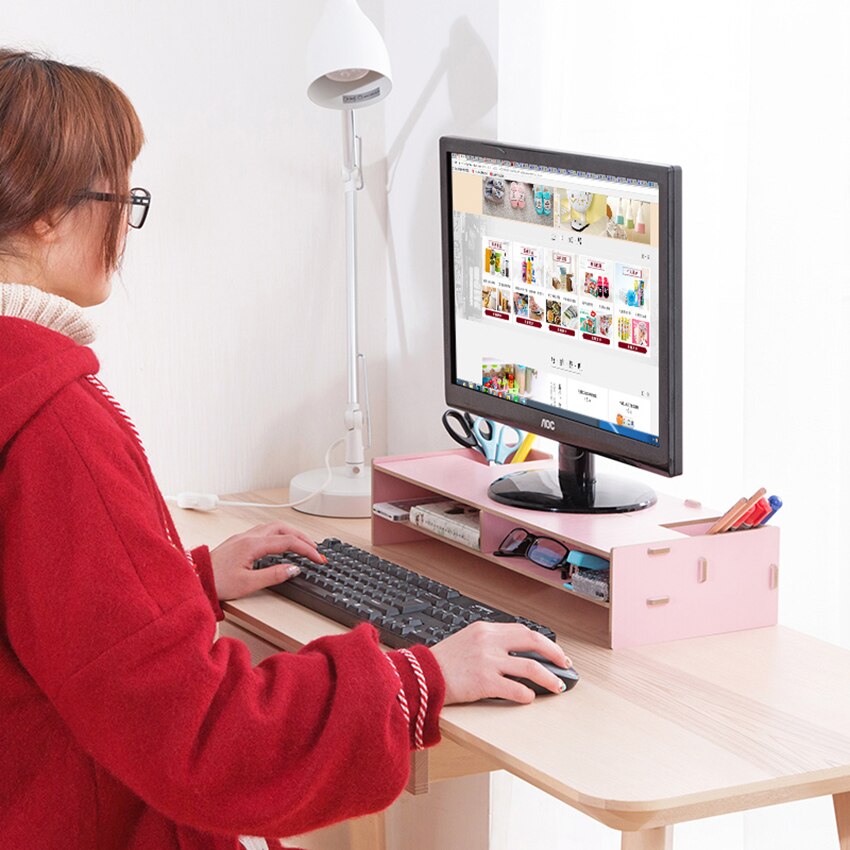 Multi-function Desktop Monitor Stand Computer Scre... – Vicedeal