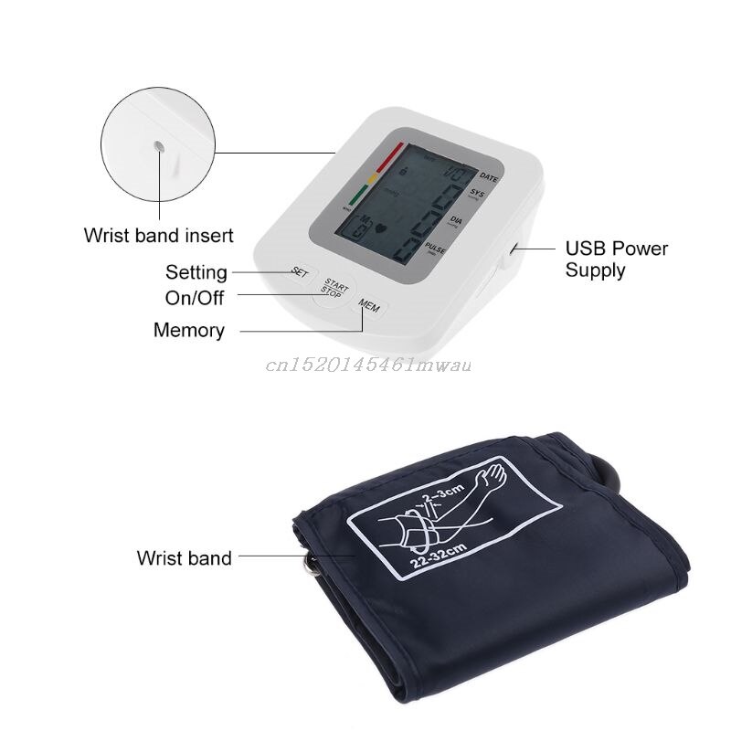 Automatic Arm Type Blood Pressure Monitor Intellig... – Vicedeal