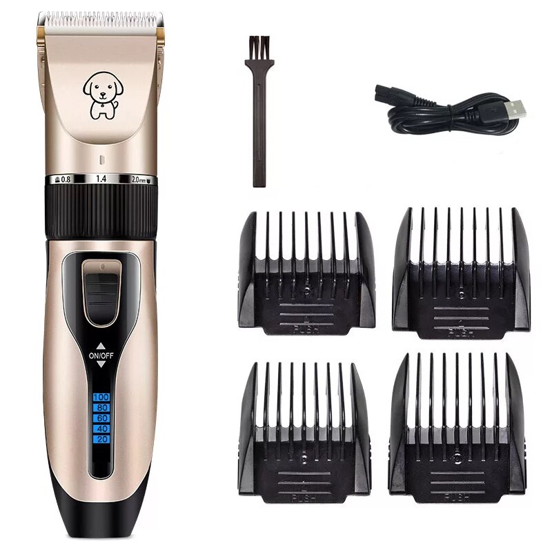 Dog Grooming Kit, Low Noise Rechargeable Dog Shave... – Grandado