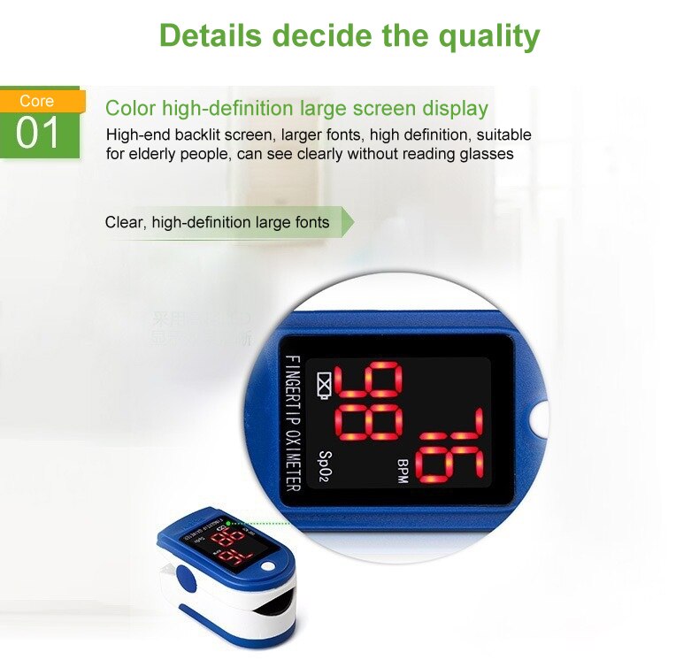 Finger Oximeters Health Care Portable Oximetro de ... – Grandado