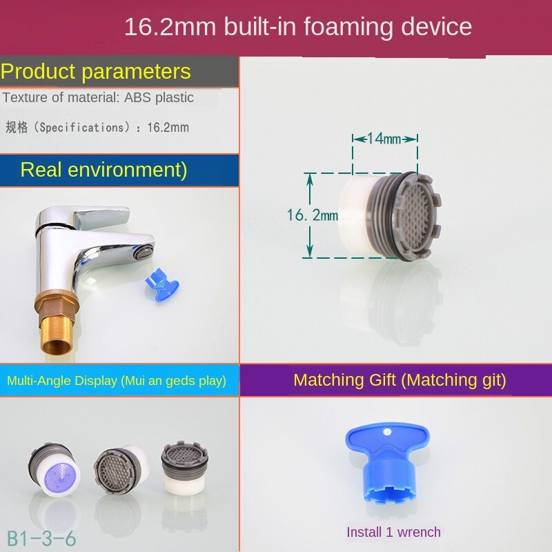 Kitchen basin faucet with built-in bubbler filter ... – Grandado