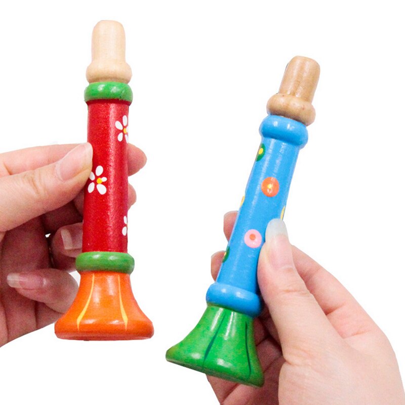 Baby Wooden Trumpet Trumpet Whistle Musical Instru... – Grandado