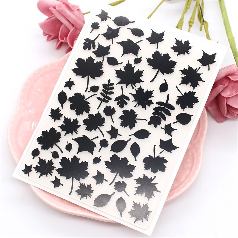 KSCRAFT Maple Leaf Plastic Embossing Folders for D... – Grandado
