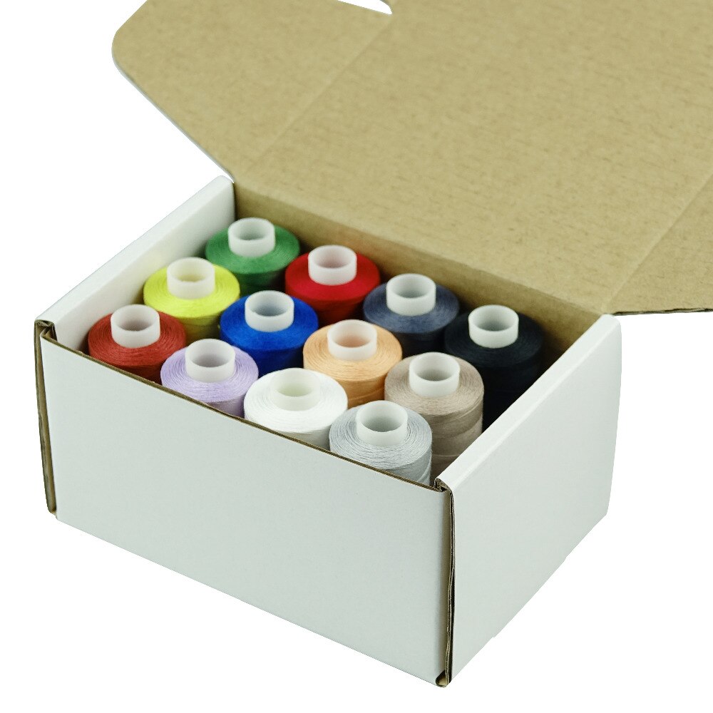 Simthread 12 Various Different Colors 100% Merceri... – Grandado