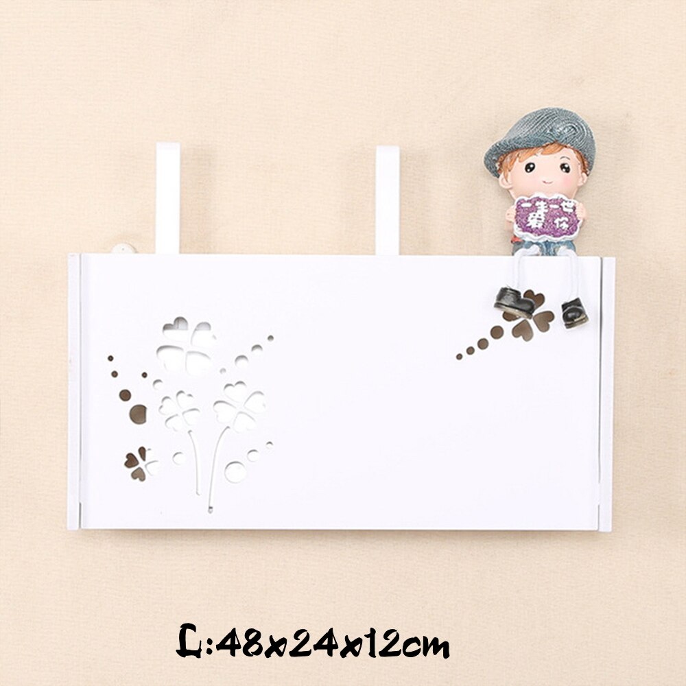 Wifi Router Shelf Wall mount Storage Boxes Cable P... – Grandado