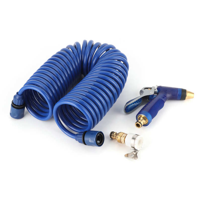 10m/32.8ft Coiled Hose + Trigger Nozzle + Adapter ... – Vicedeal