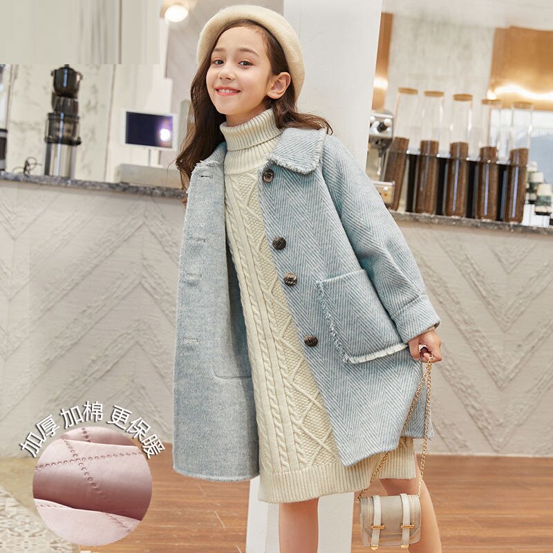 Autumn Winter Children Girls Coats Outerwear Girls... – Grandado