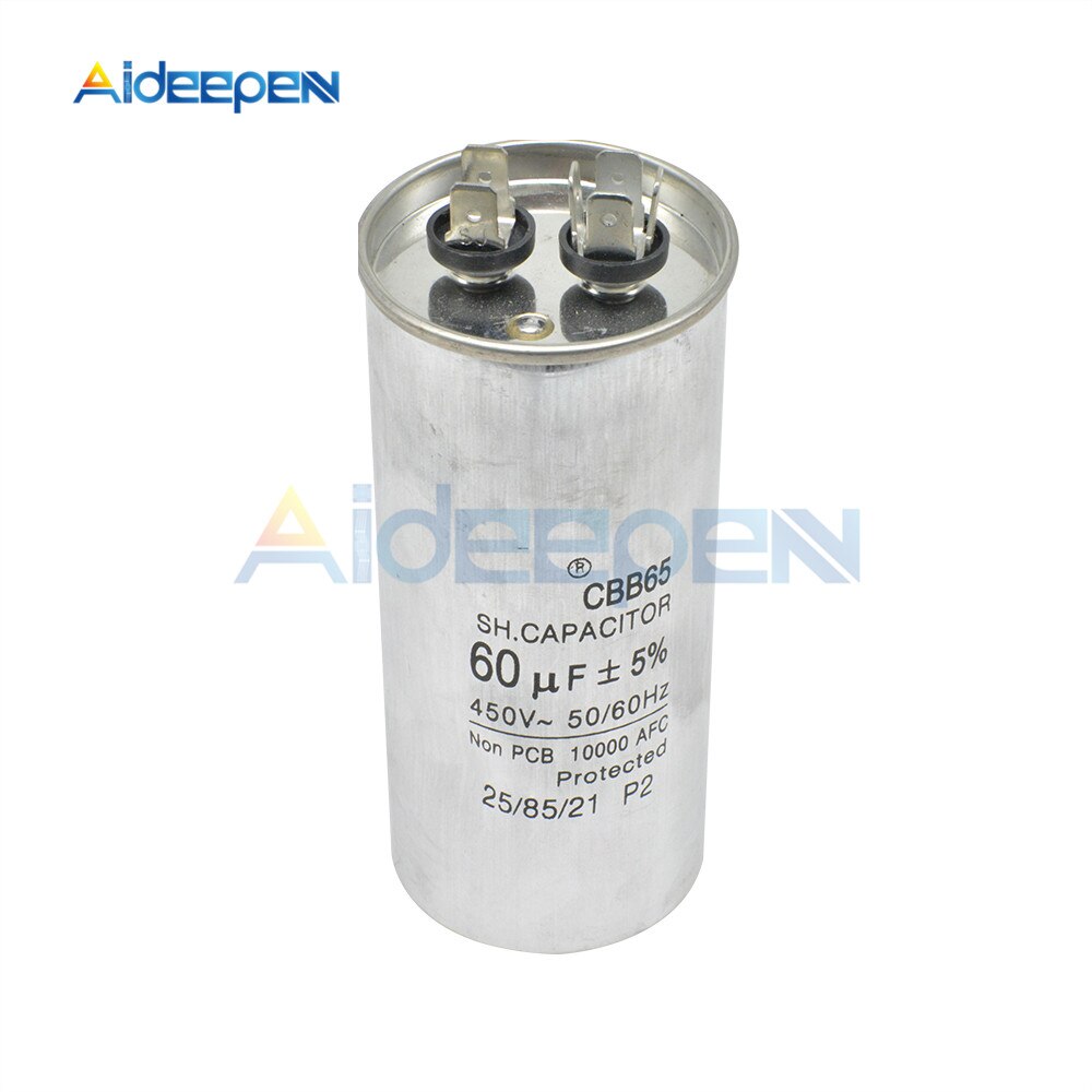 CBB65 60uF 450V AC Motor Condensator Airconditione... – Vicedeal