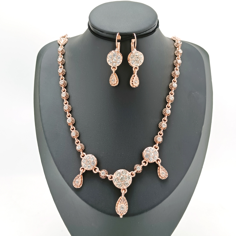 Arabische Vrouwen Sieraden Set Taille Collier Oorb... – Grandado