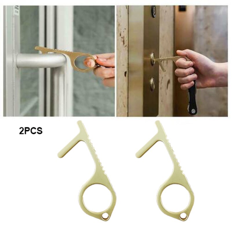 1 Pcs Draagbare Deurgrepen Contactloze Veiligheid ... – Vicedeal